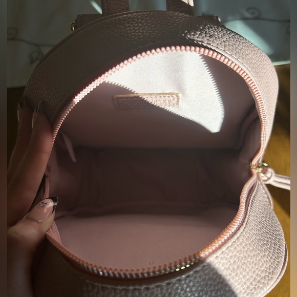 Under One Sky | Bags | This Is A Blush Pink Small Leather Backpack With ...